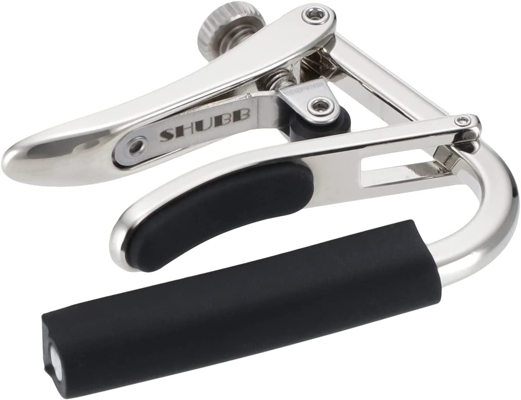 Shubb C1 Capo for Steel String Guitar, Nickel | The Laboratory